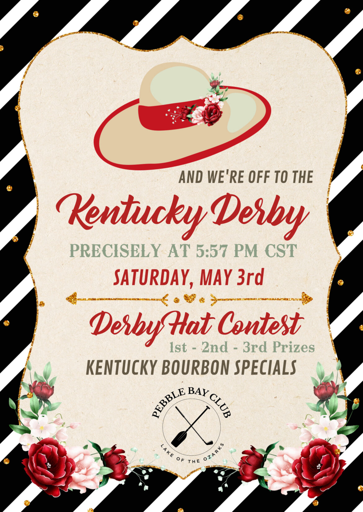 Kentucky Derby + Derby Hat Contest - Pebble Bay Club - Waterfront ...