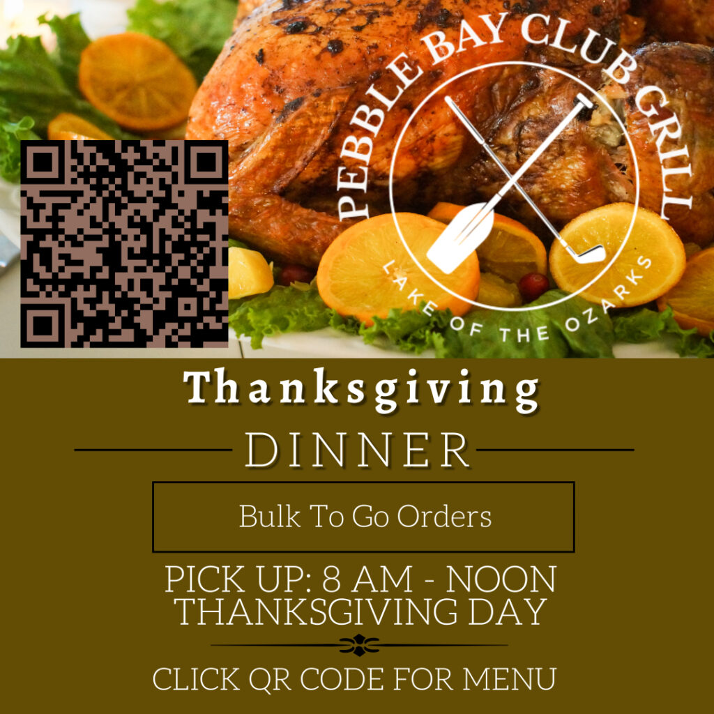 Prepare Your Holiday Dinner – Pebble Bay Club • (573)3174999